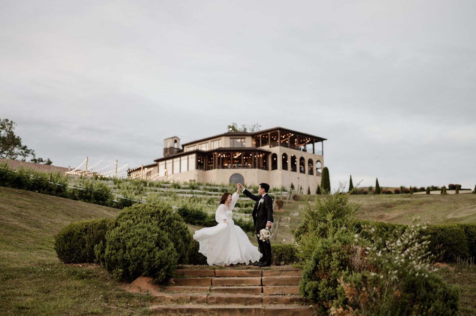 Ariel & Alex's Tuscan-Inspired Vineyard Wedding - Atlanta Style Weddings